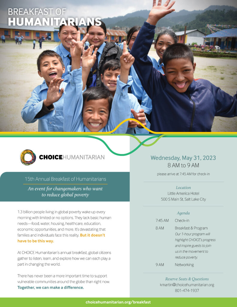 Breakfast of Humanitarians 2023 | CHOICE Humanitarian – CHOICE Humanitarian